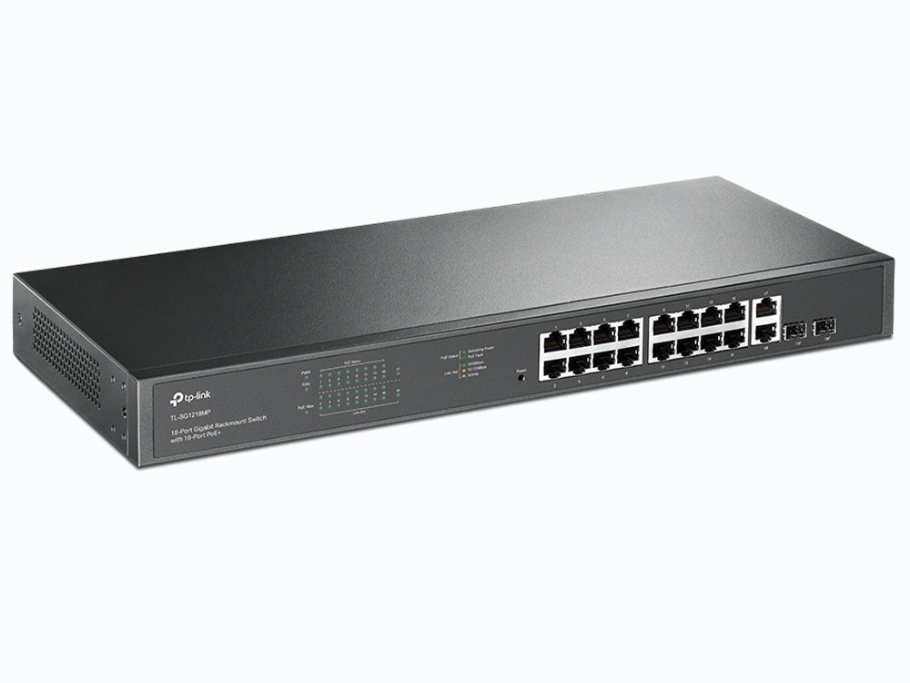 TP-Link TL-SG1218MP 18-Port Gigabit Rackmount Switch [TL-SG1218MP]