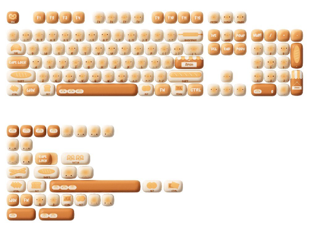 Akko Bun Wonderland Keycap Set (138-key) [6925758630764]