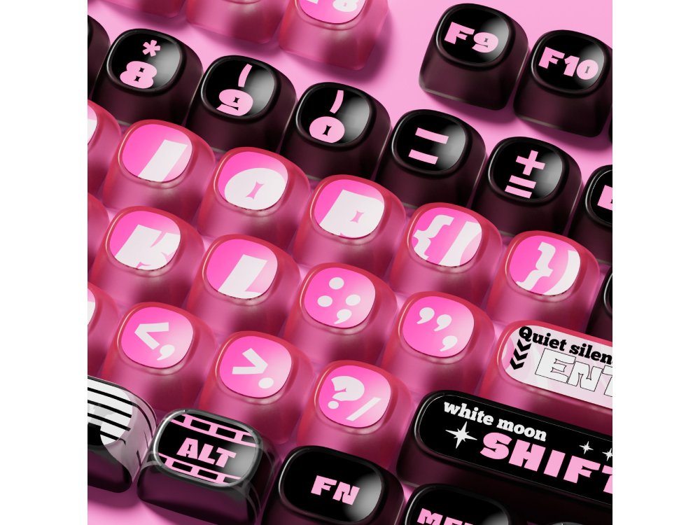 Akko Pink Phantom Keycap Set (139-key) [6925758630191]