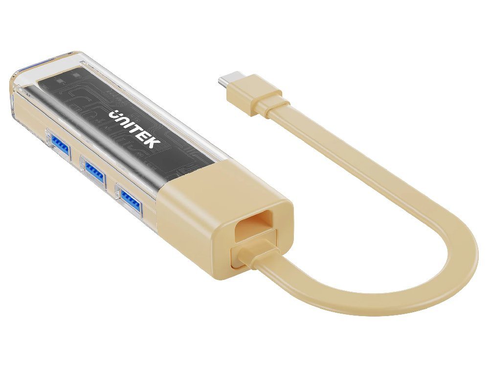 Unitek Bi-Directional Hub with Detachable Cable - Beige [UTH1319ACL01]