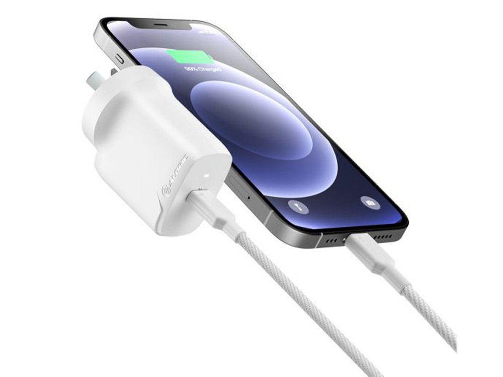 Alogic 1X20 Rapid Power 20W USB-C Wall Charger with 1m Charging Cable ...