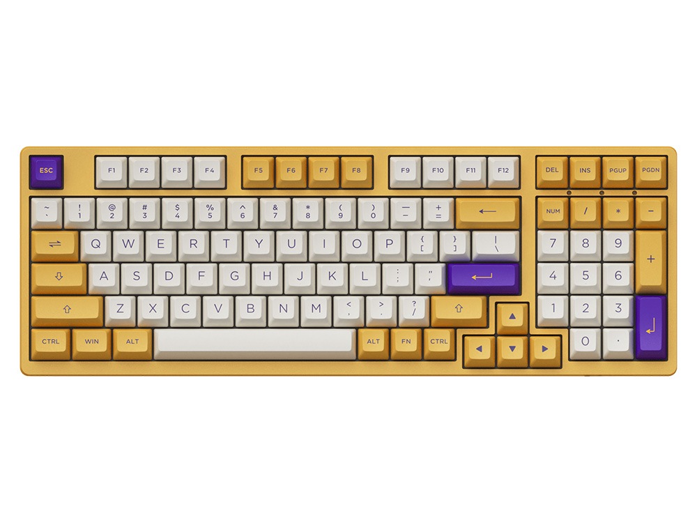 Akko Los Angeles 3098B Plus Wireless Tri-mode V3 Cream Yellow Pro ...