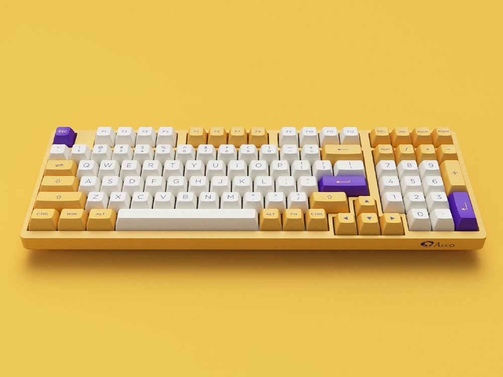 Akko Los Angeles 3098B Plus Wireless Tri-mode V3 Cream Yellow Pro ...