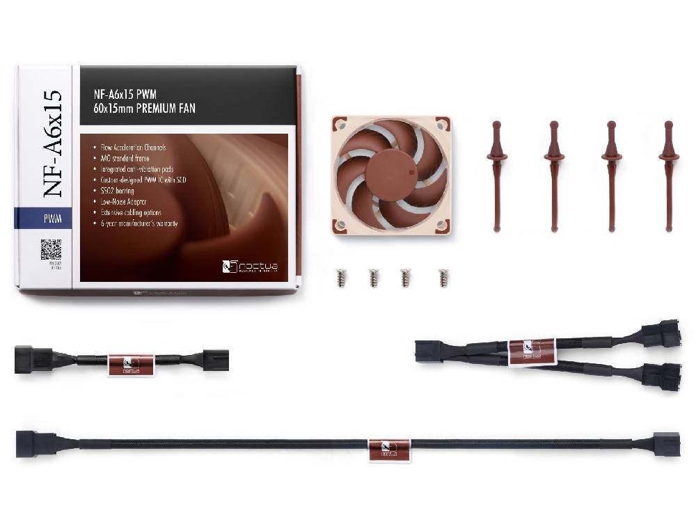 Noctua NF-A6x15 60mm 3500RPM PWM Fan [NF-A6x15-PWM]