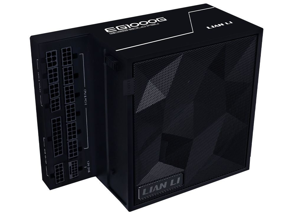 Lian Li Edge Gold 1000W 80+ Gold Modular ATX 3.1 Power Supply - Black ...
