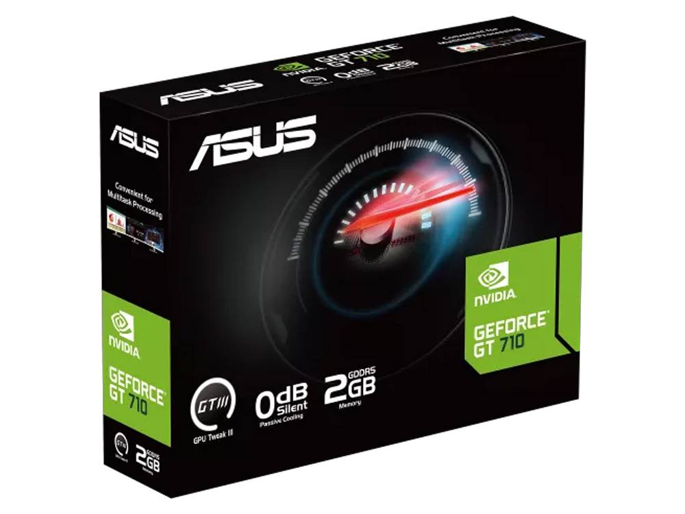 ASUS GeForce GT 710 2GB GDDR5 EVO Low Profile Graphics Card [GT710-SL ...