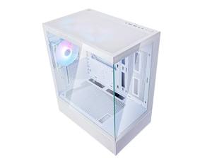 SilverStone LD04 Tempered Glass ARGB Micro-ATX Tower - White [SST-LD04-W-ARGB]