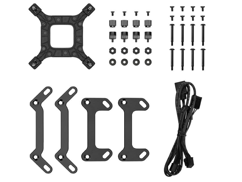 DeepCool LQ240 240mm ARGB Halo All-in-one CPU Cooler - Black [R-LQ240 ...