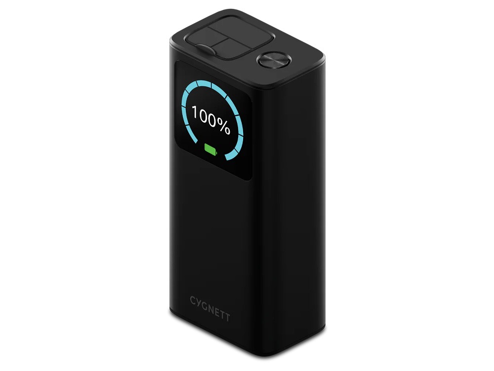 Cygnett Titan 30K mAh / 65W USB-C LCD Display Power Bank - Black ...