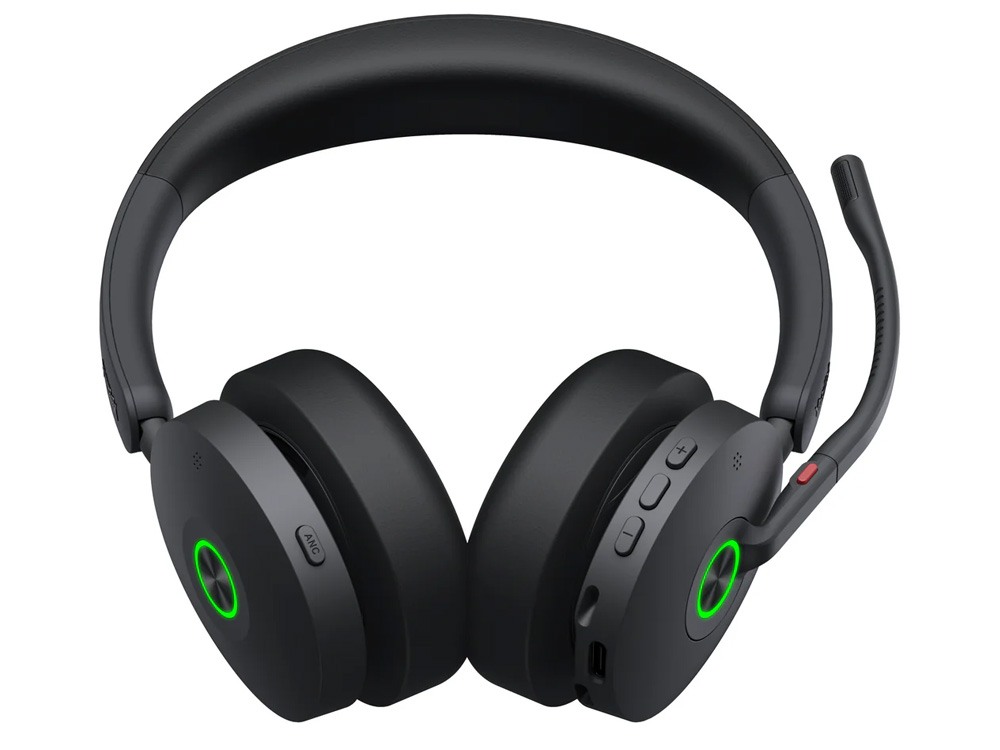 Yealink BH74 Bluetooth Stereo UC-Certified Wireless Headset with Stand ...