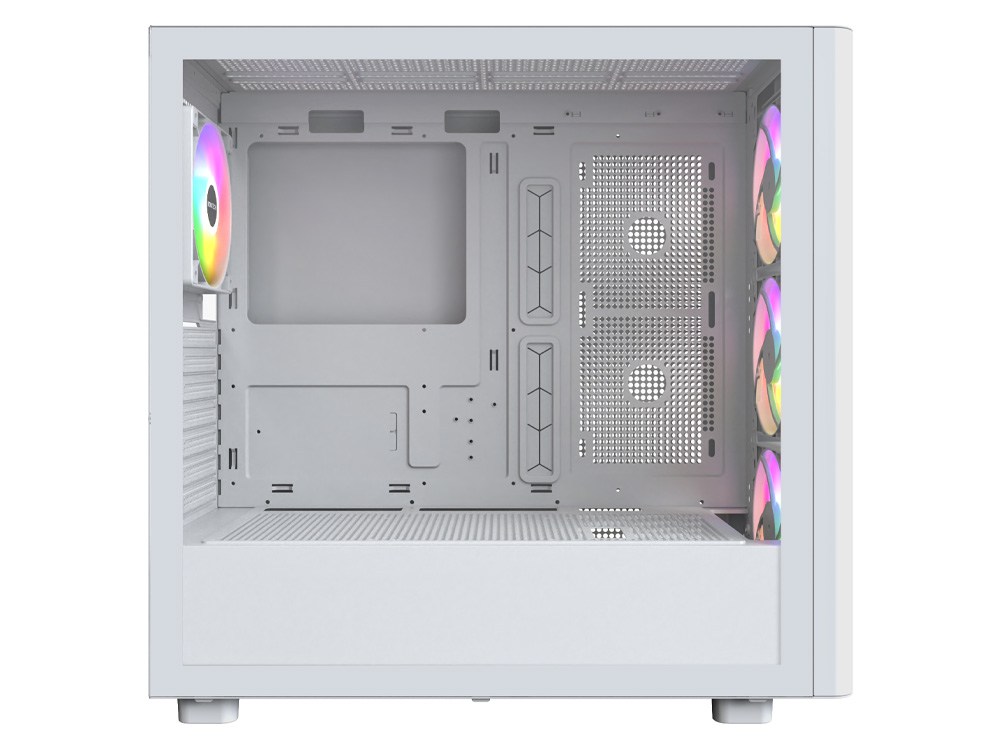 Montech XR Wood ATX Mid-Tower Case - White [XR Wood (W)]