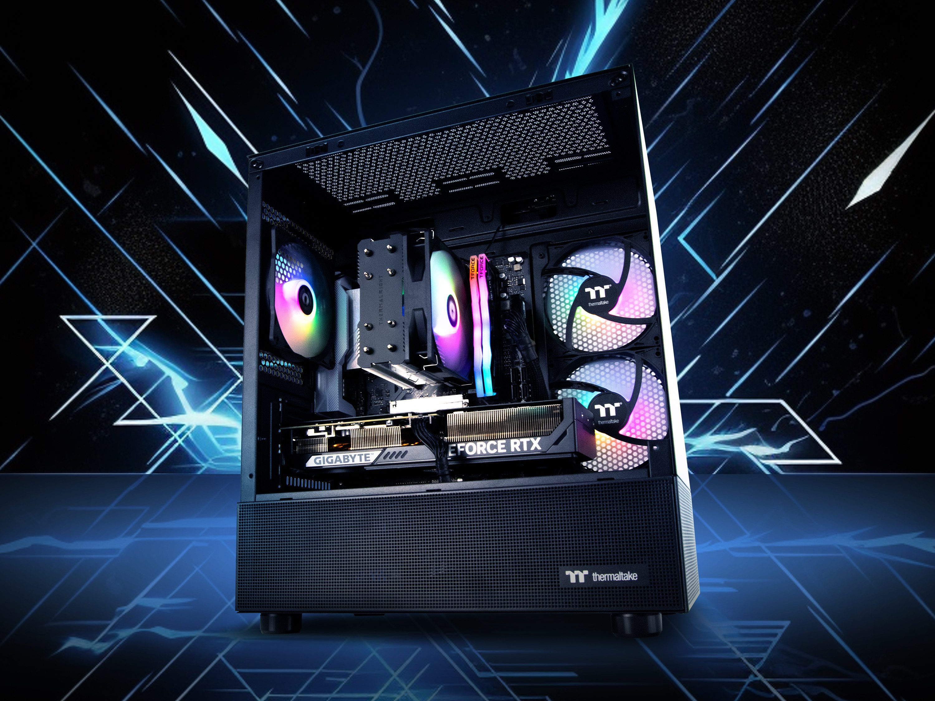 Centre Com Thunder Z Ryzen 7 8700F RTX 5070 Gaming PC with Windows 11 ...