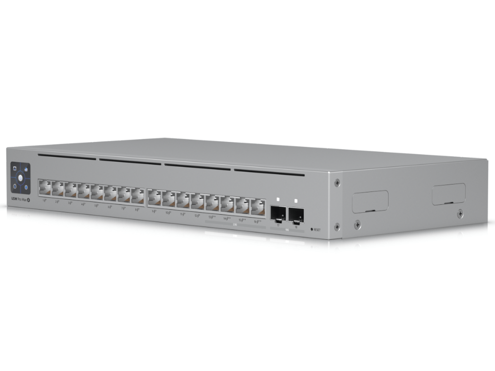 Ubiquiti Pro Max 16 PoE 16-port Layer 3 Etherlighting Switch [USW-Pro ...