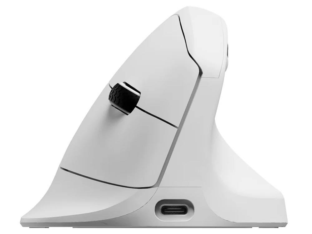 Keychron M5 Bluetooth / 2.4G 8000Hz Wireless Ergonomic Mouse - White ...