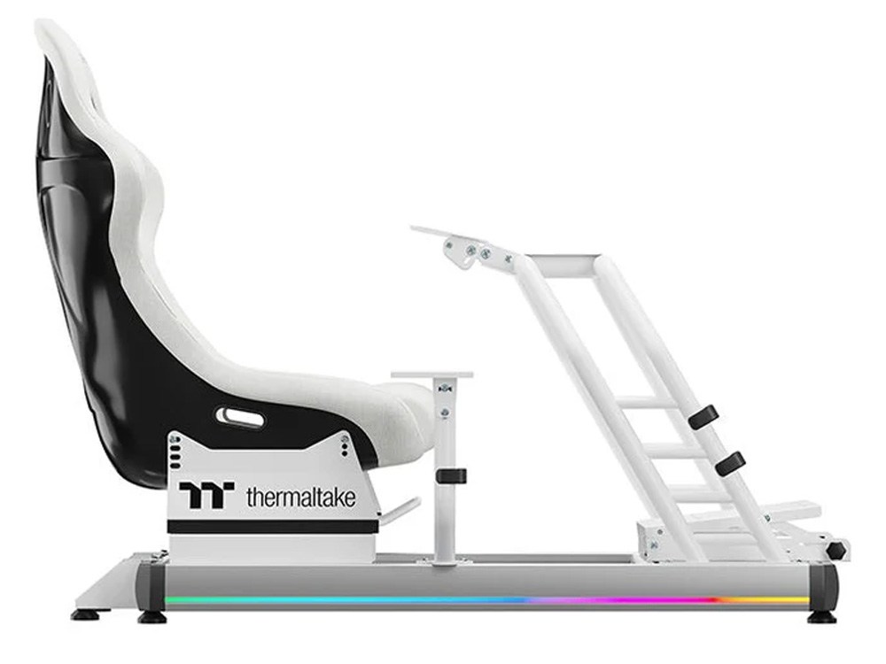 Thermaltake Gaming GR500 RGB Racing Simulator Cockpit - Snow Edition ...