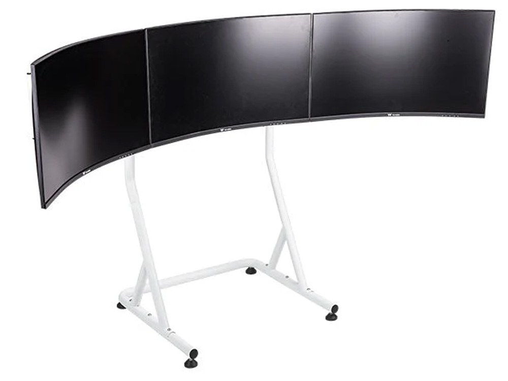 Thermaltake Gaming Triple Racing Monitor Stand for Cockpit - Snow ...