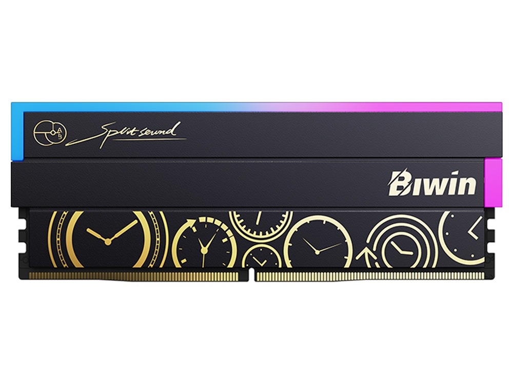 Biwin DW100 Black Opal OC LAB 192GB (4 x 48GB) DDR5 6000MT/s CL28 EXPO Desktop RAM - Gold ...