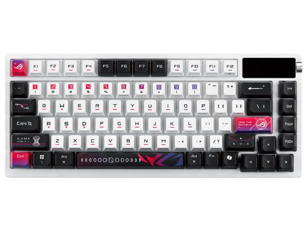 ASUS ROG Azoth X RGB Tri-mode Wireless NX Snow Switch Gaming Keyboard ...