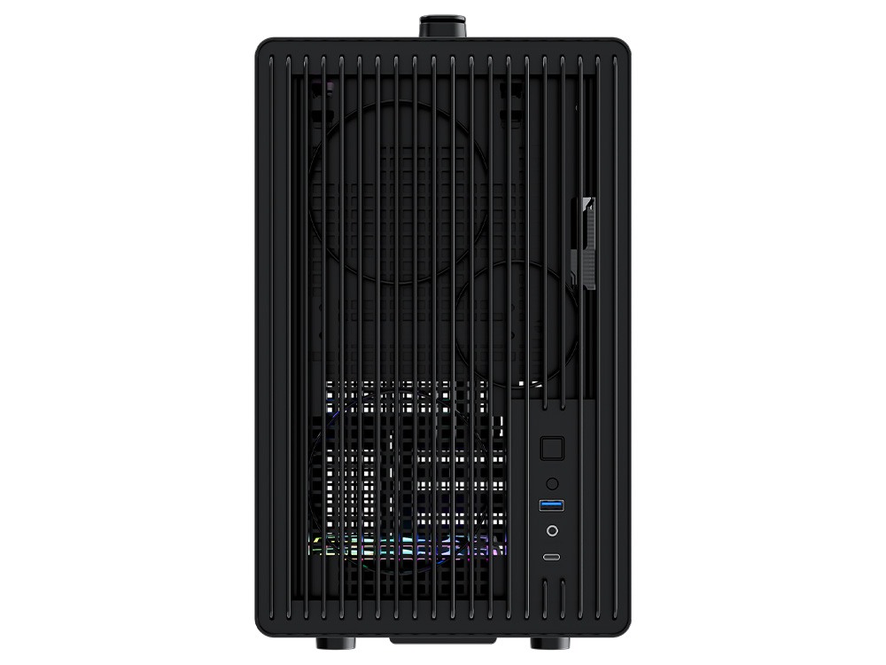 Karuza WJS2 Mini Portable Micro-ATX Case - Black [STC-WJS2 glass pannel ...