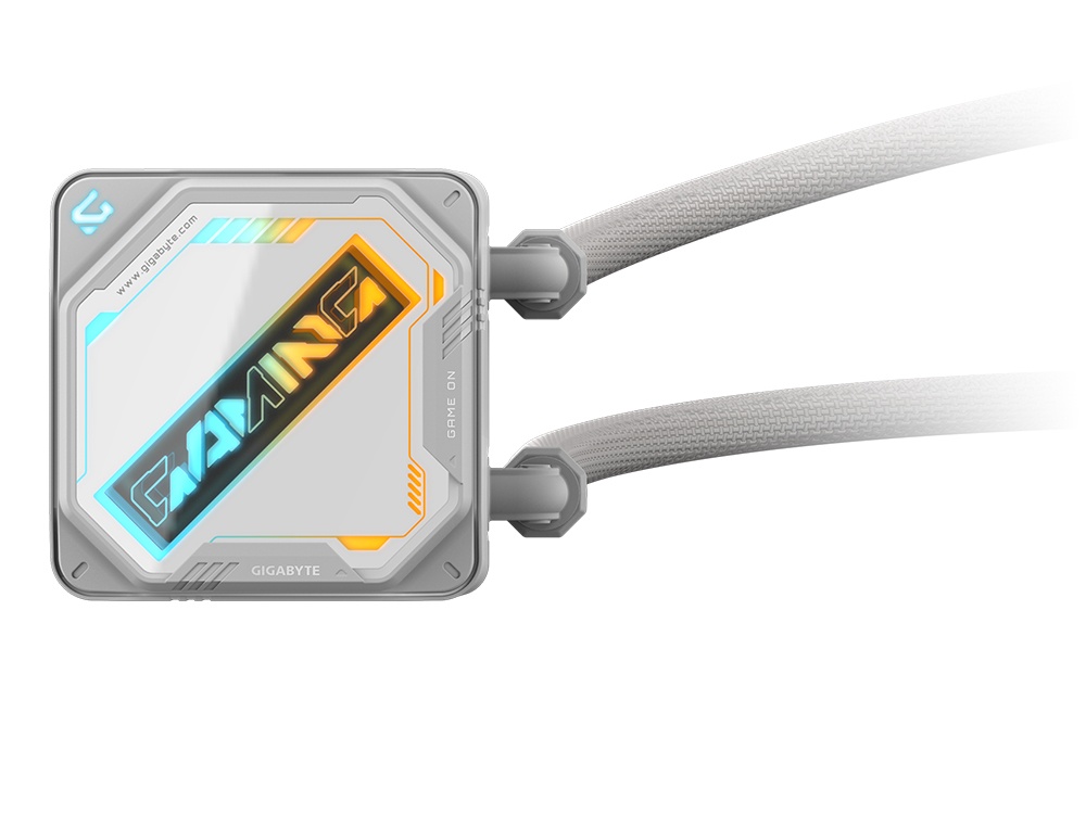 GIGABYTE Gaming 240 ICE 240mm ARGB AIO Liquid CPU Cooler - White [GP ...