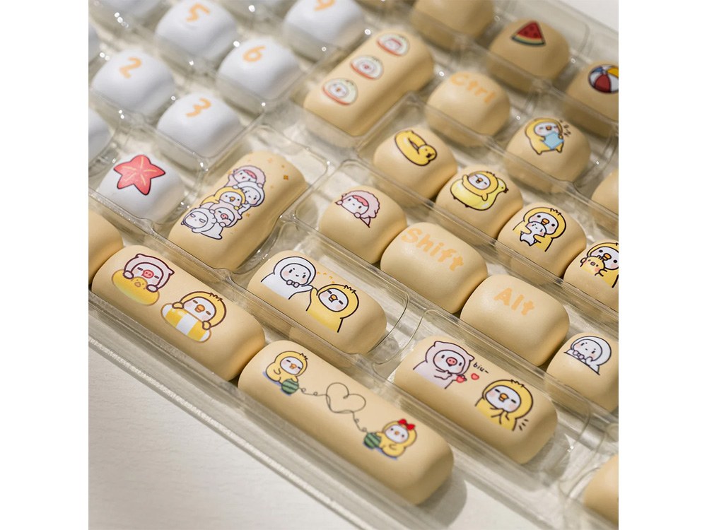 Akko Keycap Set - POCO Duck (136-Key) [6925758632874]