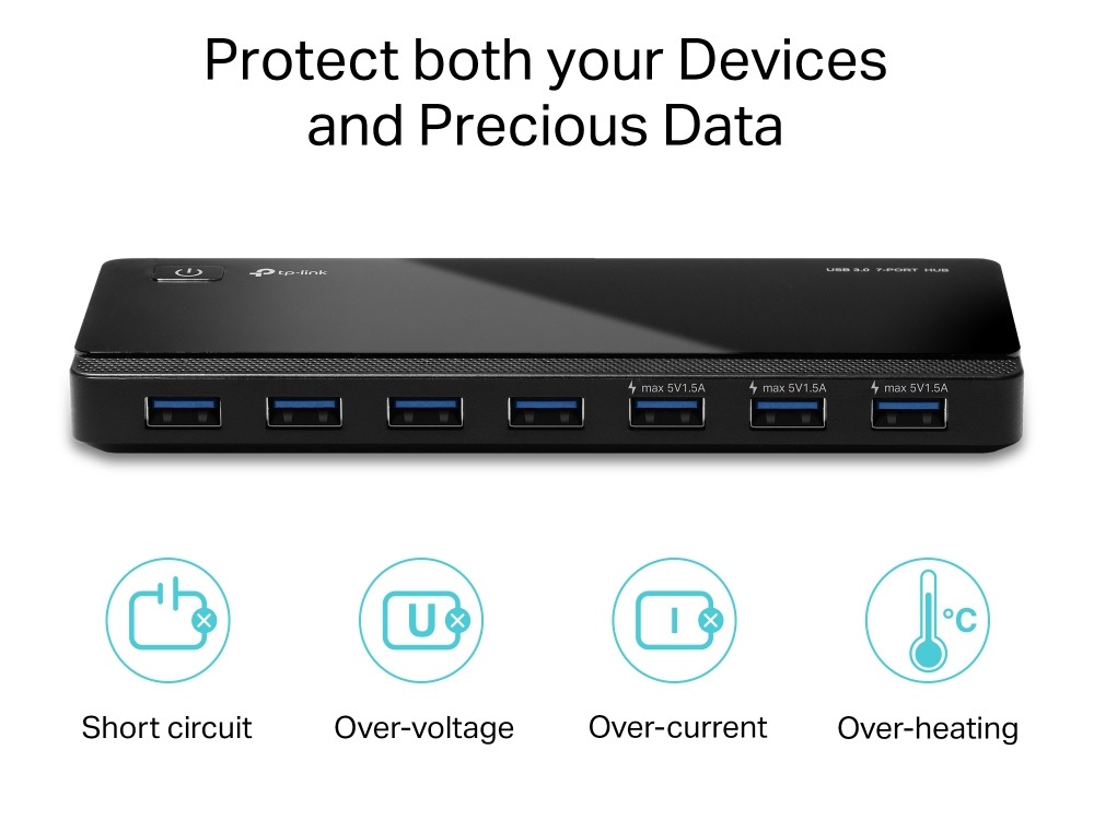 TP-Link UH700 USB 3.0 7-Port Hub [UH700]