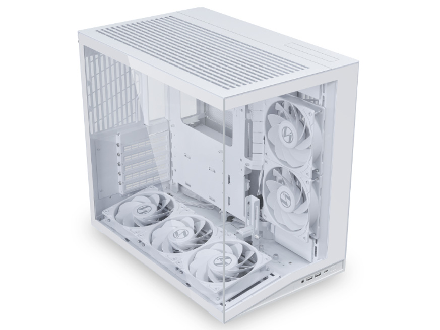 Lian Li O11 DYNAMIC MINI V2 ATX Mid-Tower Case - White [PC-O11DMIV2FW]