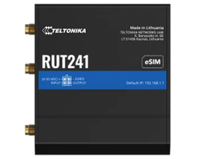 Teltonika RUT241 Industrial eSIM 4G LTE Router [RUT241235000]