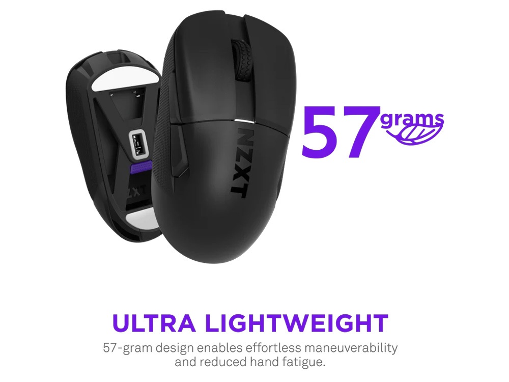NZXT Lift Elite Wireless Ultra Lightweight Gaming Mouse - Black [MS ...