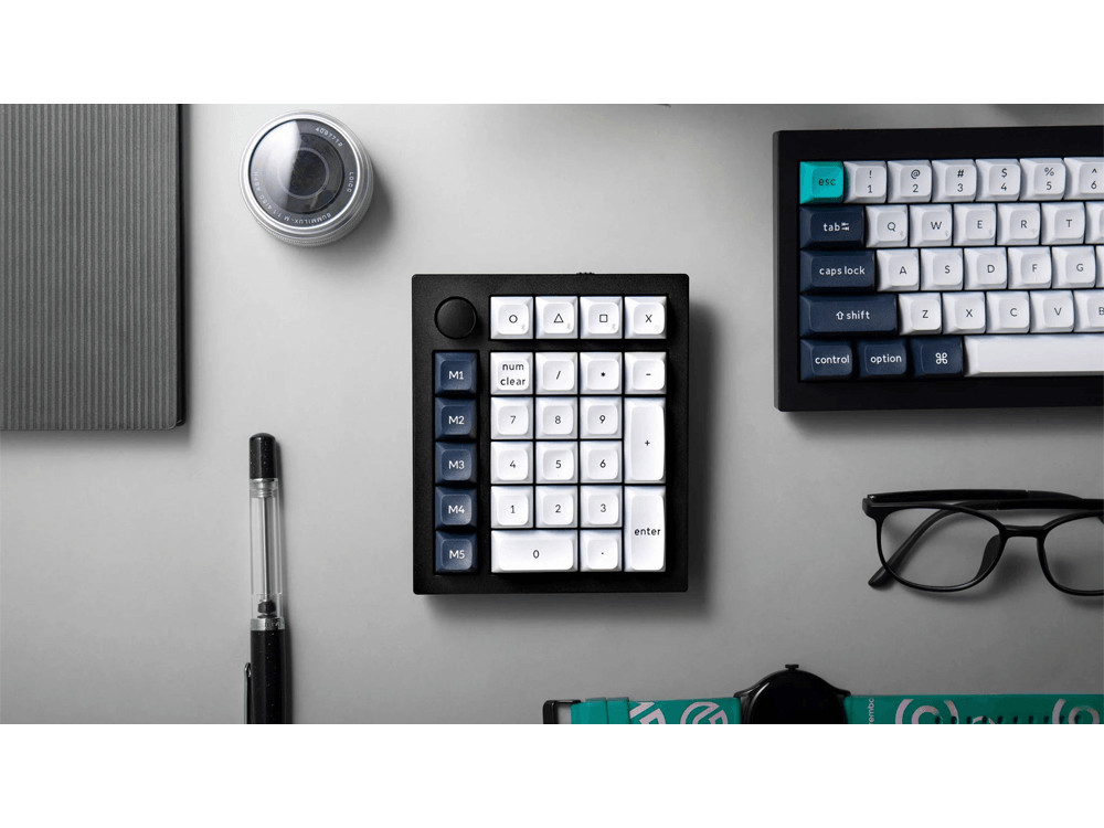 Keychron Q0 Max QMK/VIA Wireless Gateron Jupiter Red Switch Number Pad ...