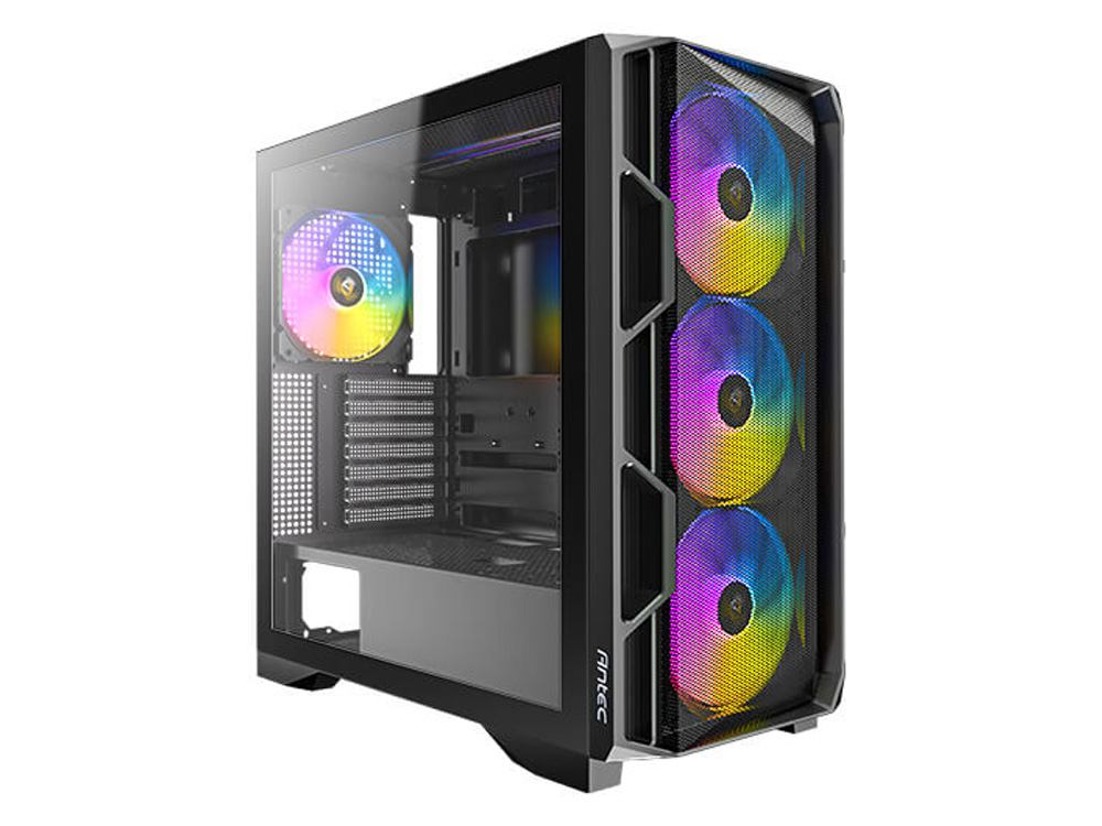Antec AX1000 ARGB Mid-Tower Gaming Case - Black [AX1000 ARGB]