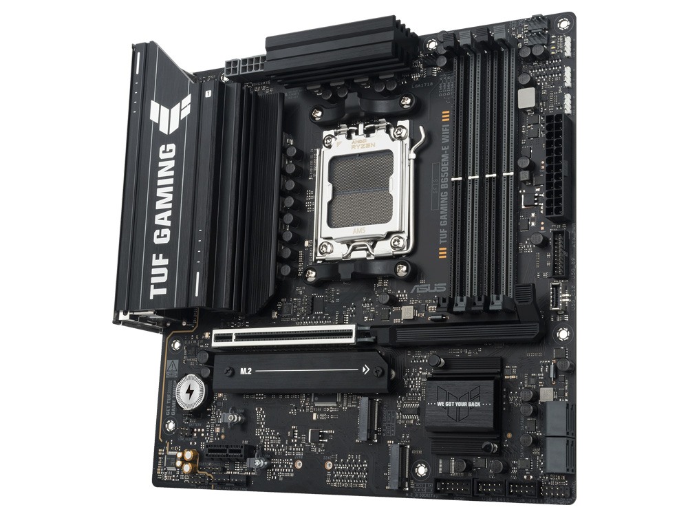 ASUS TUF GAMING B650EM-E WIFI AM5 DDR5 Micro-ATX Motherboard [TUF ...