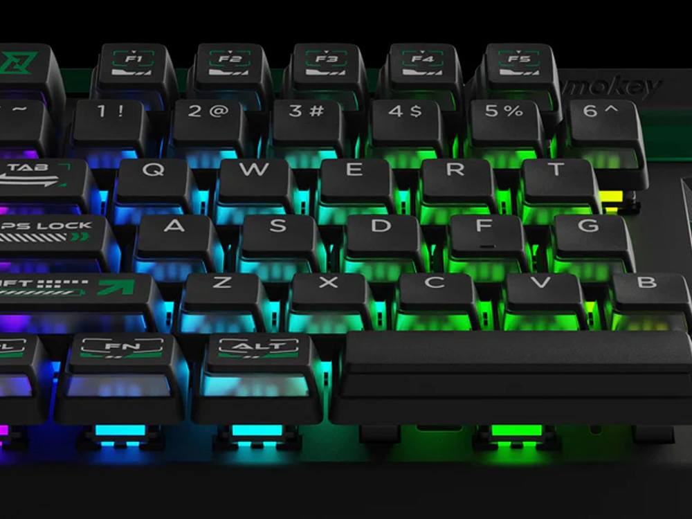 Keychron Lemokey L0 HE Ultra-Fast Lime Magnetic Switch One-Handed ...