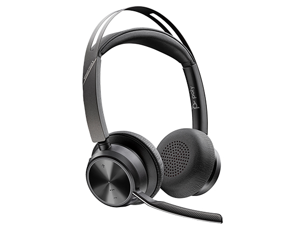 HP Poly Voyager Focus 2 Wireless Stereo MS-Certified Headset with USB-A ...