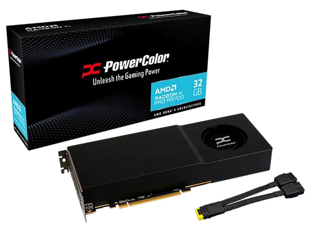 PowerColor Radeon AI PRO R9700 32GB GDDR6 Graphics Card [AI PRO R9700 ...