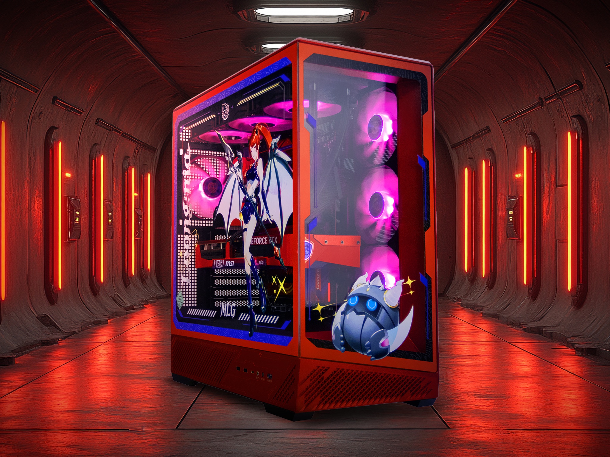 Centre Com MSI MLG Ryzen 7 9800X3D RTX 5070 Ti Gaming PC with Windows ...
