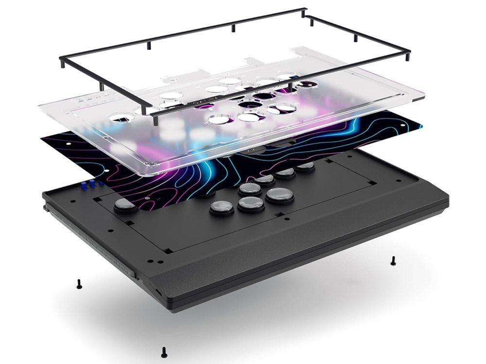 Qanba SAPPHIRE S1 Leverless Arcade Controller for PS5/PS4/PC [QGSAC]